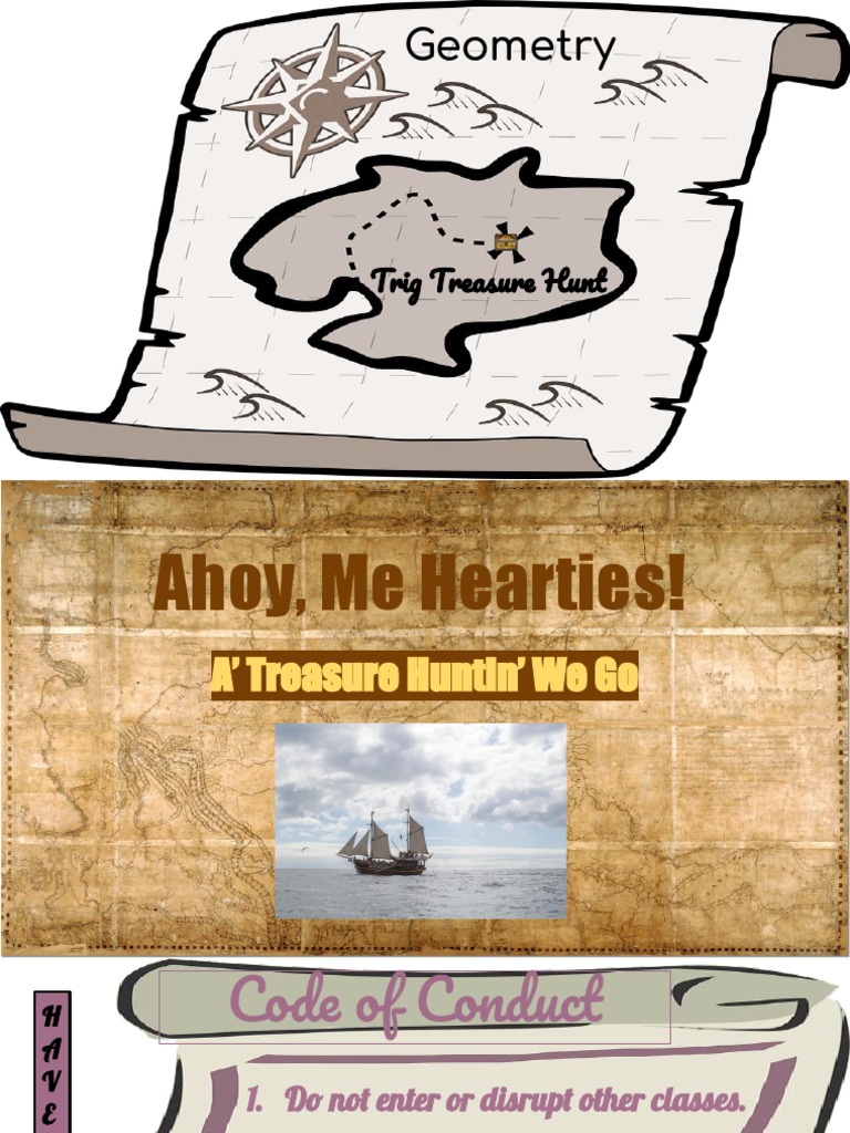 Trigonometry Treasure Hunt Adventure | PDF
