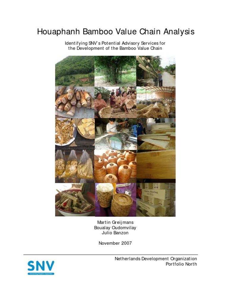 Bamboo Value Chain Houaphanh FINAL | PDF | Bamboo | Economies