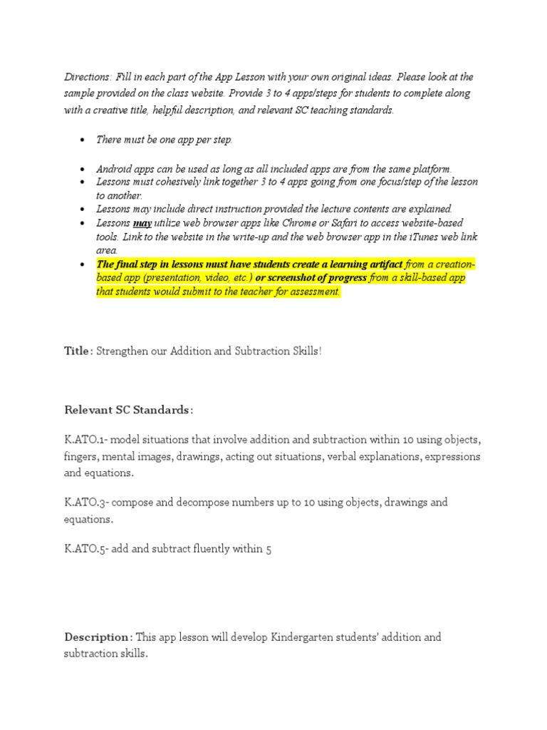 App Lesson Plan - Module 003 Educ 204 | PDF | Mobile App | World Wide Web