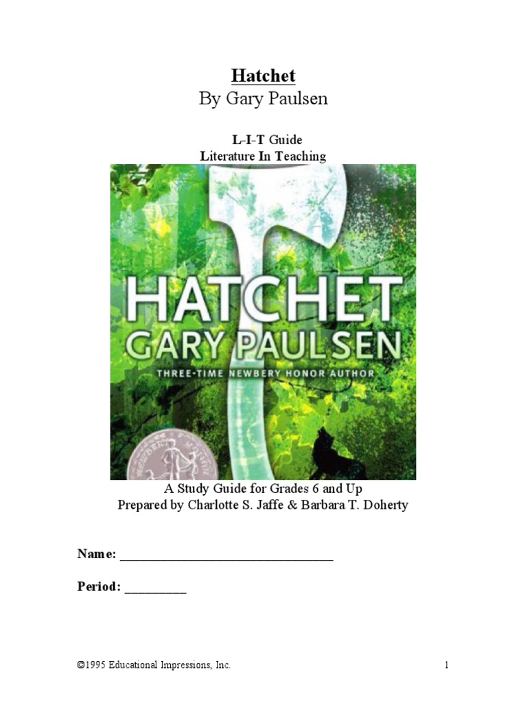 Hatchet - Reading Discussion Questions | PDF | Vocabulary | Nature
