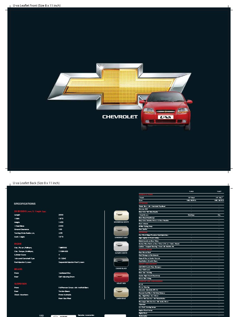 UVA Brochure | PDF | Door | Steering