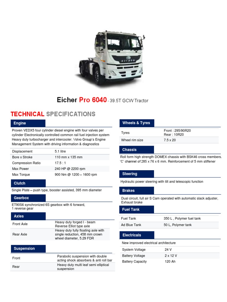 Pro 6040 | PDF | Semi Trailer Truck | Transmission (Mechanics)