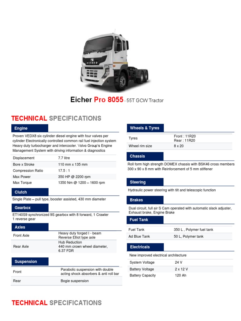 Pro 8055 | PDF | Transmission (Mechanics) | Axle