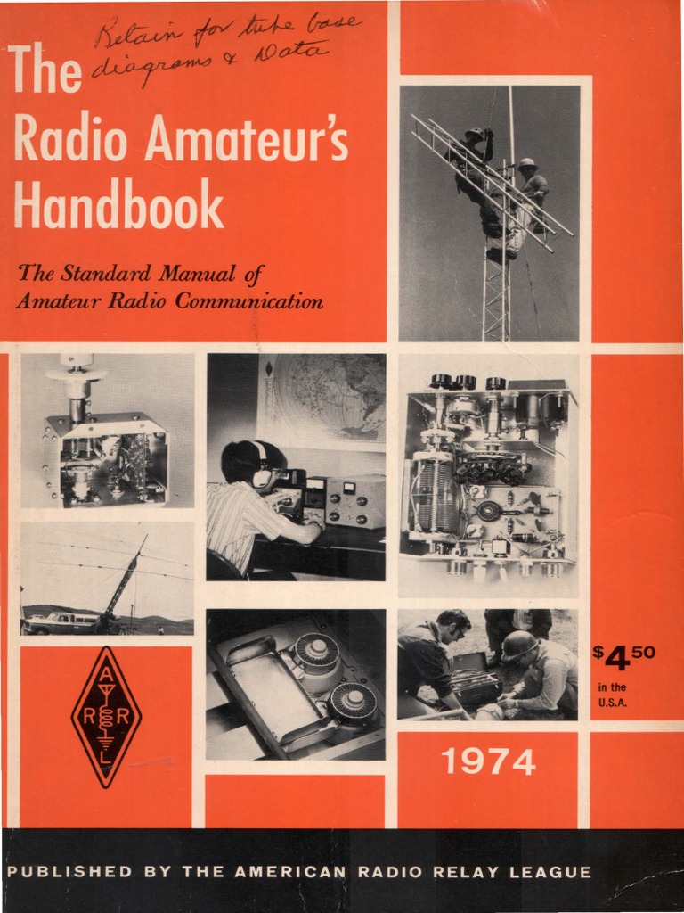 Arrl 1974 Radio Amateur Handbook | PDF | Transmitter | Ultra High Frequency
