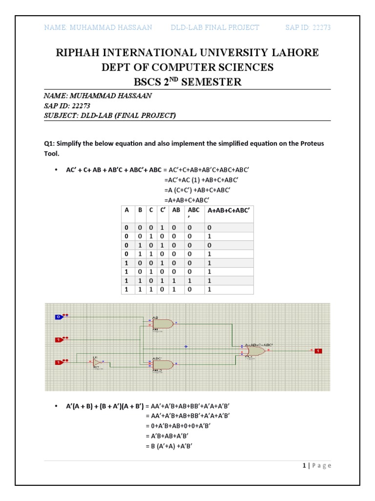 Riphah International University Lahore Dept of Computer Sciences Bscs 2 ...
