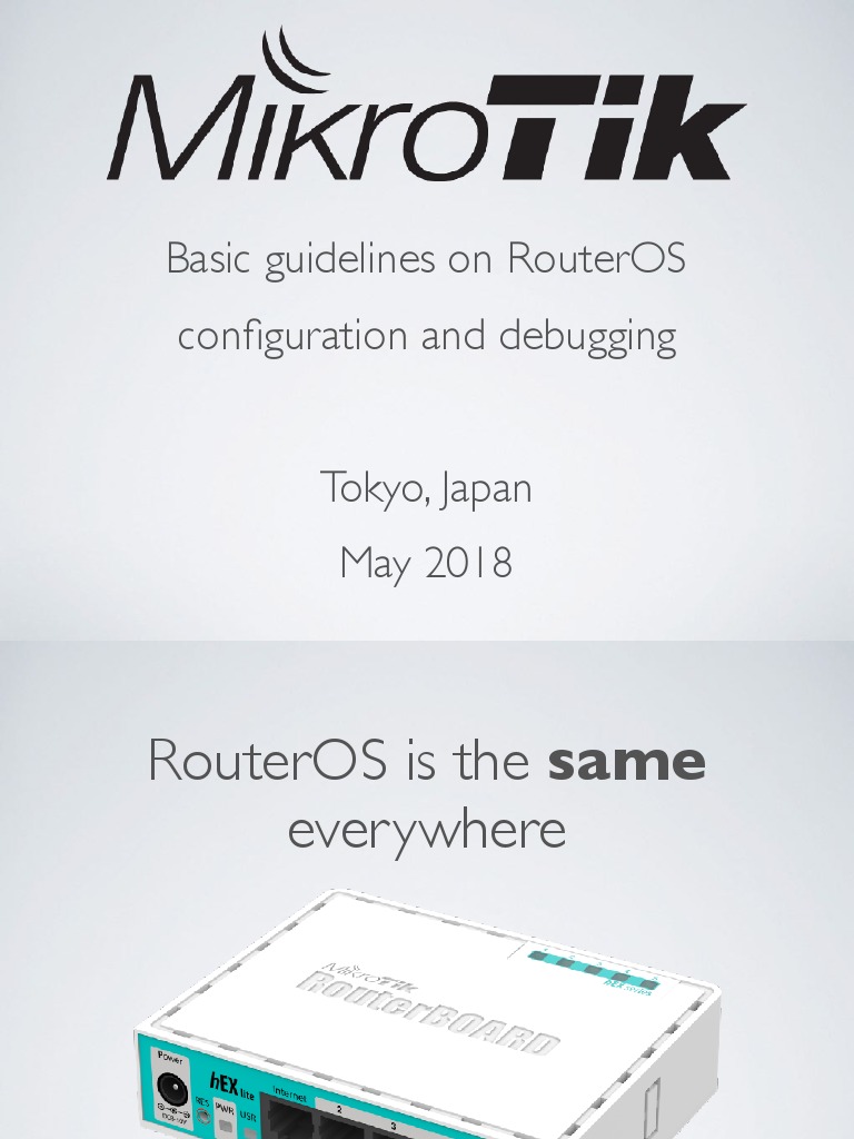 Basic Guidelines On RouterOS Configuration and Debugging2 | PDF | Firewall (Computing ...