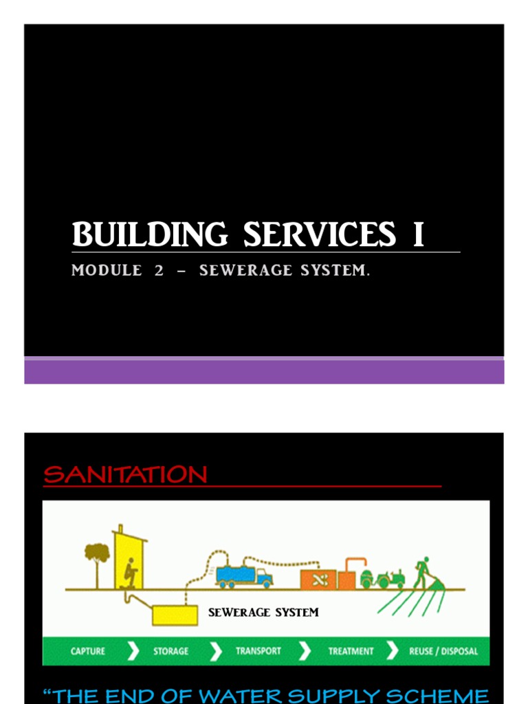 Overview of Sewerage System Components | PDF | Sanitary Sewer | Wastewater