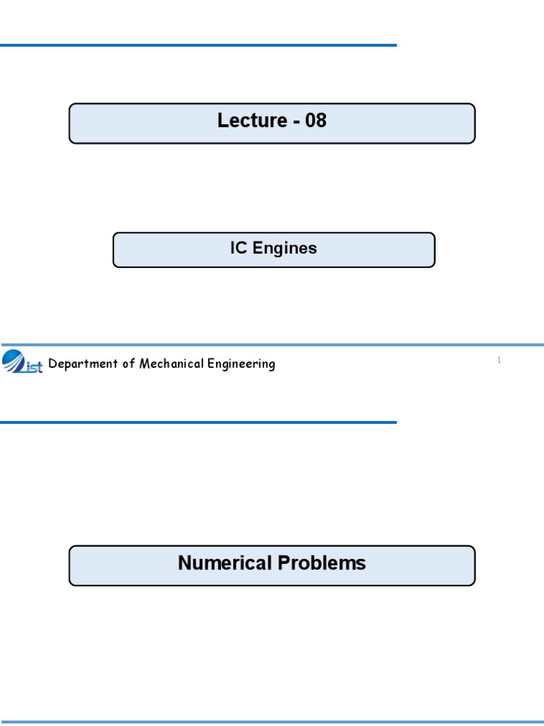 Lec 08 | PDF | Engines | Engine Technology