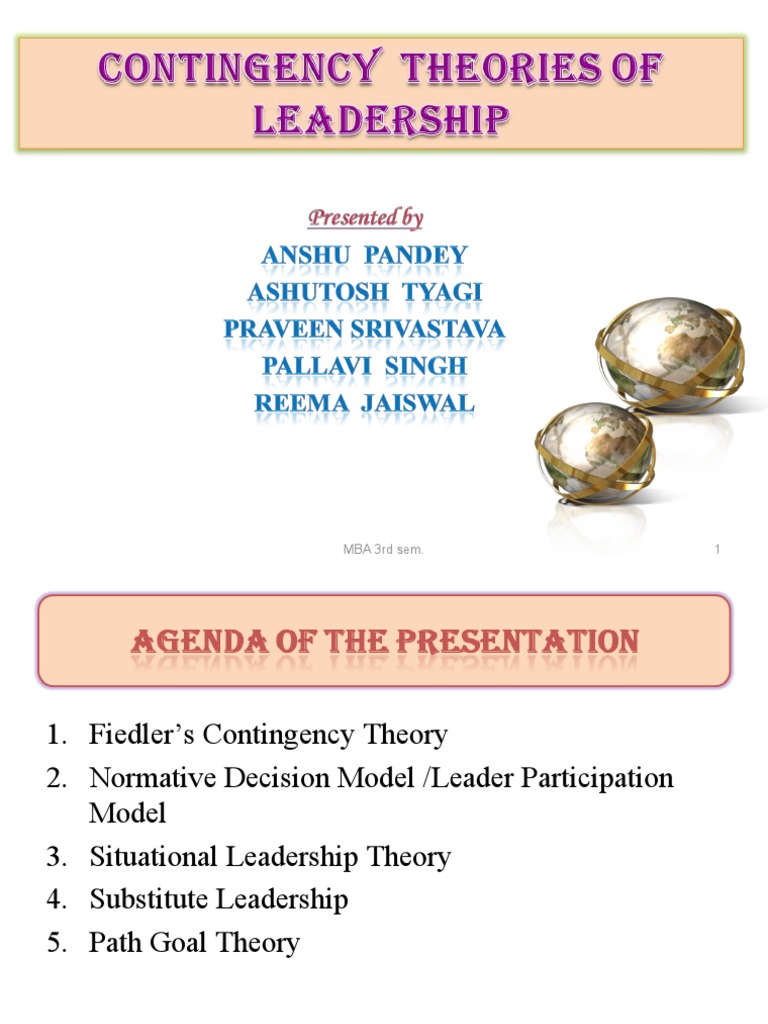 Contingency Theory 2003 | PDF | Leadership | Systems Psychology