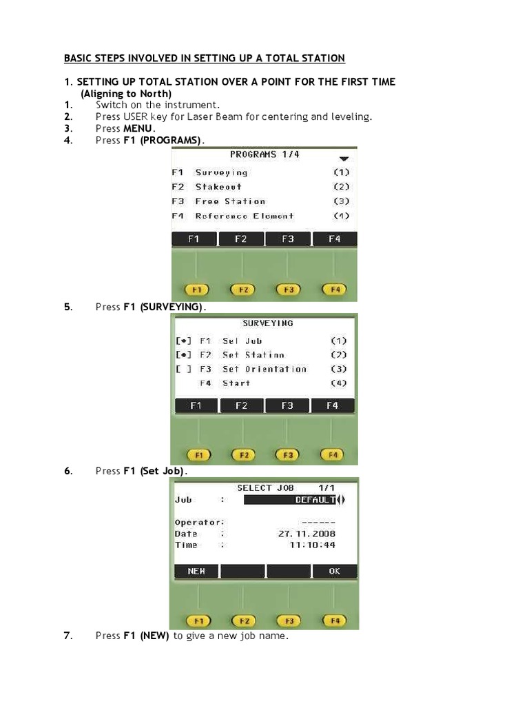 Total Station Lab | PDF | Surveying | Topography