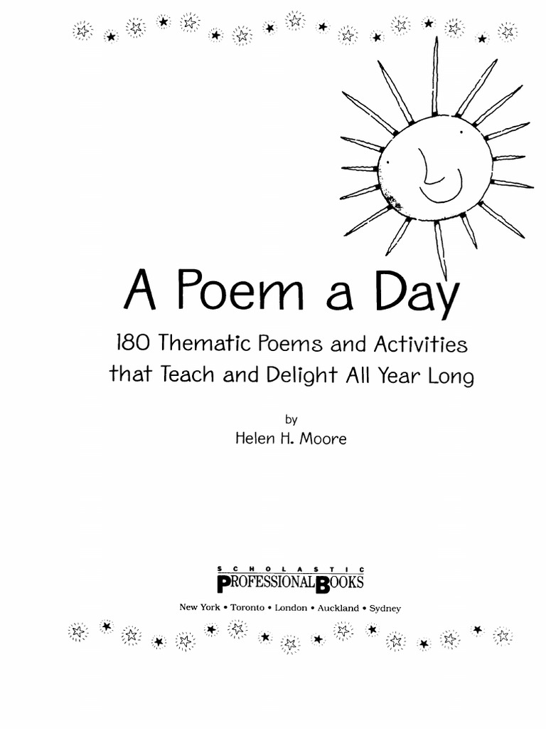 Poems A Day - Helen H Moor | PDF