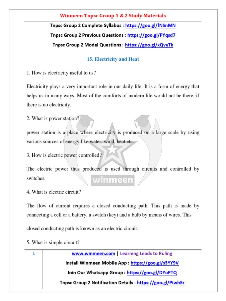 TNPSC Group 2 Complete Syllabus: TNPSC Group 2 Previous Questions: TNPSC Group 2 Model Questions ...