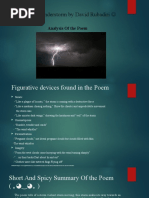 Stylistic Analysis of "An African Thunderstorm" | PDF | Poetry