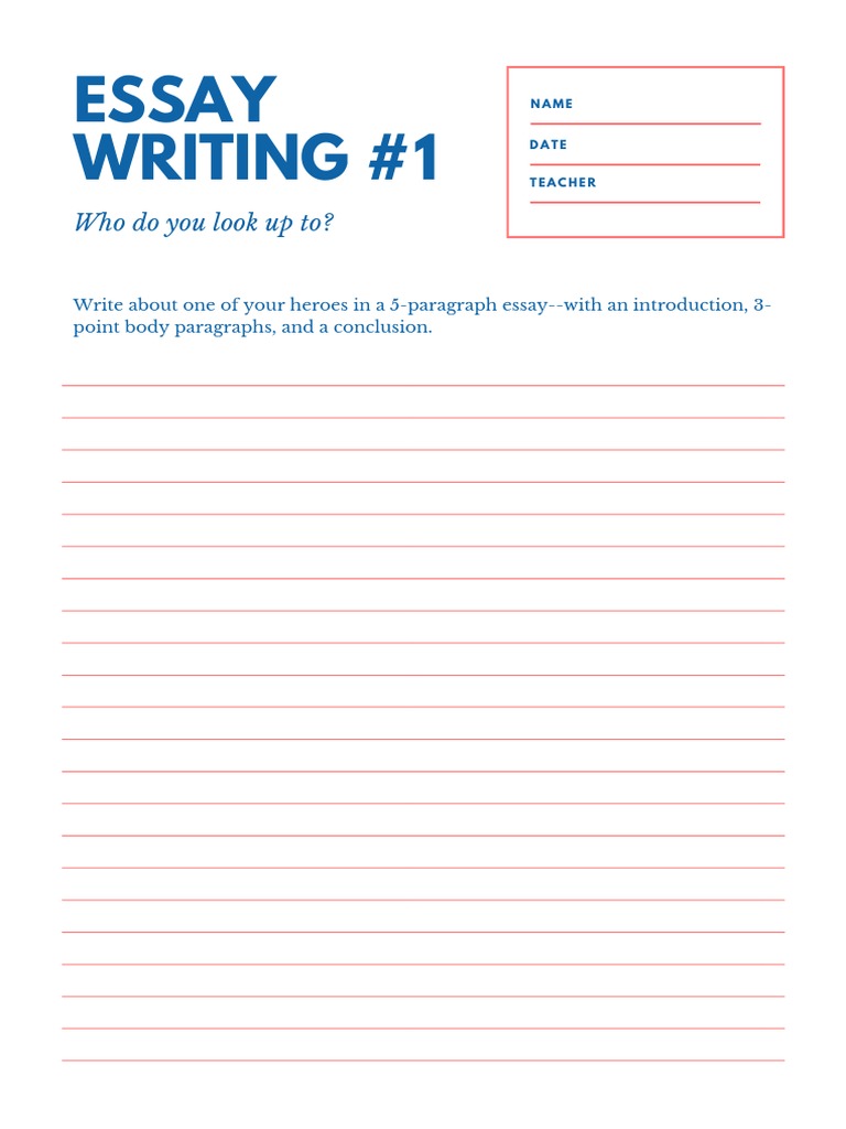 Essay Writing Template | PDF
