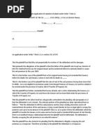 Written Statement - Draft Sample | PDF | Civil Law (Common Law) | Lawsuit