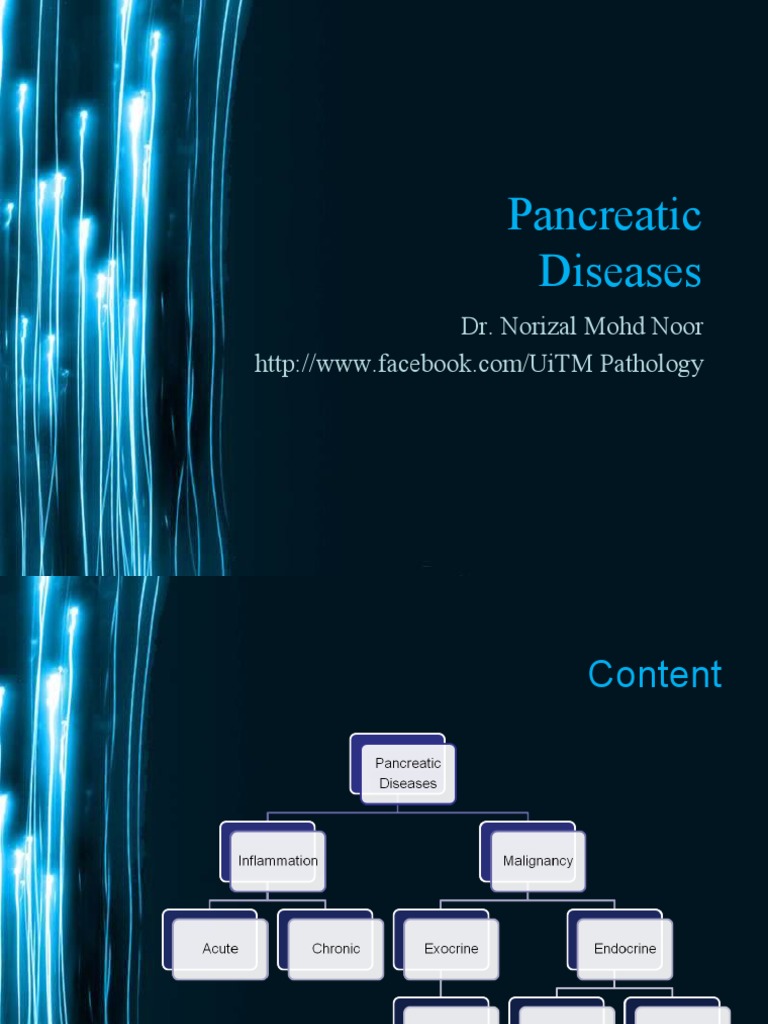 Pancreatic Diseases: Dr. Norizal Mohd Noor | PDF | Pancreas ...