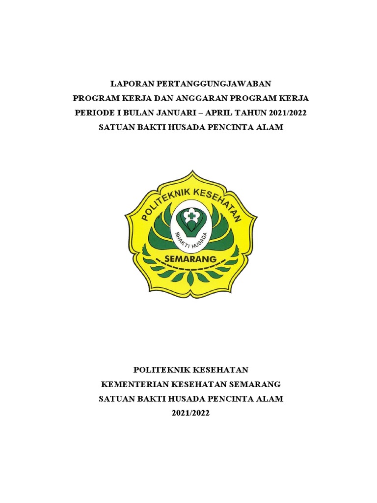 LPJ Periode 1 Ukm Sabdapala Tahun 2021-1 | PDF