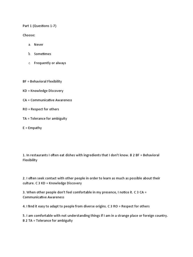 Inca Survey | PDF | Cross Cultural Communication | Communication