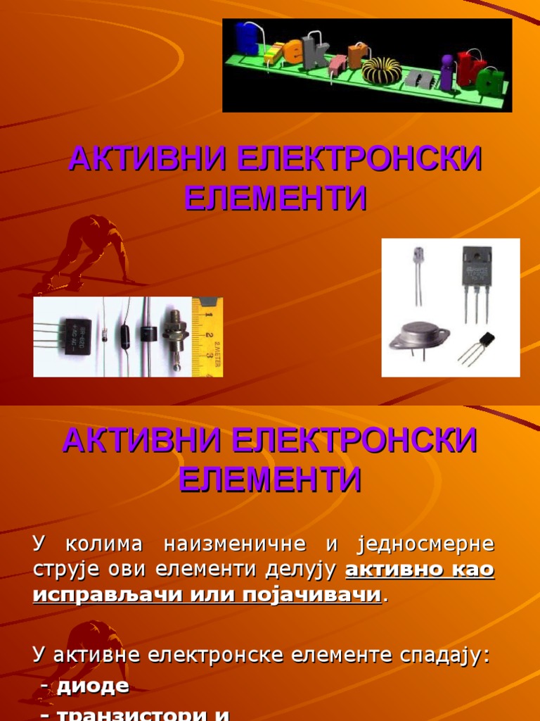 Aktivni Elektronski Elementi | PDF