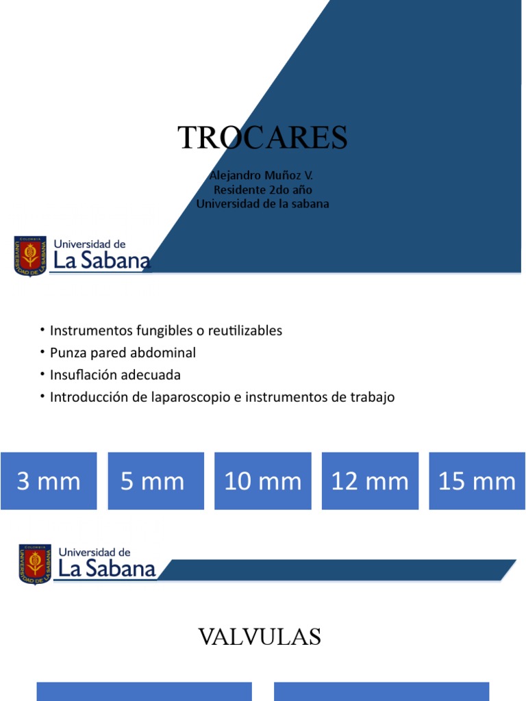 TROCARES | PDF | Abdomen | Especialidades Quirúrgicas
