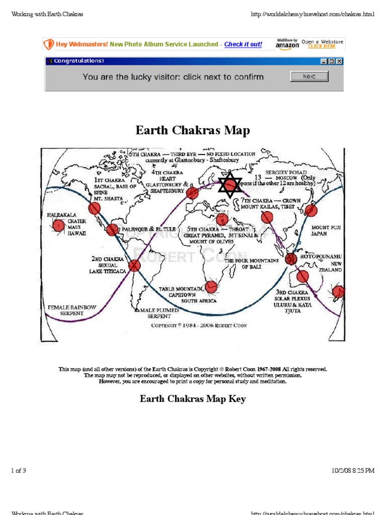 Working With Earth Chakras | PDF | Nature | Science