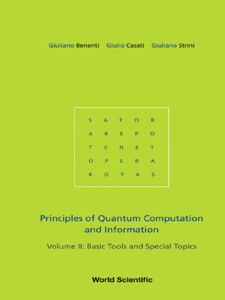 Principles of Quantum Computation 2 | PDF | Quantum Entanglement ...