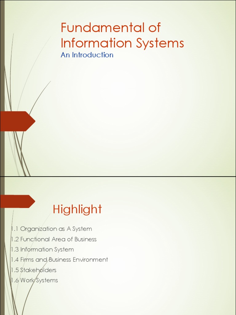 Fundamental of Information Systems: An Introduction | Descargar gratis ...