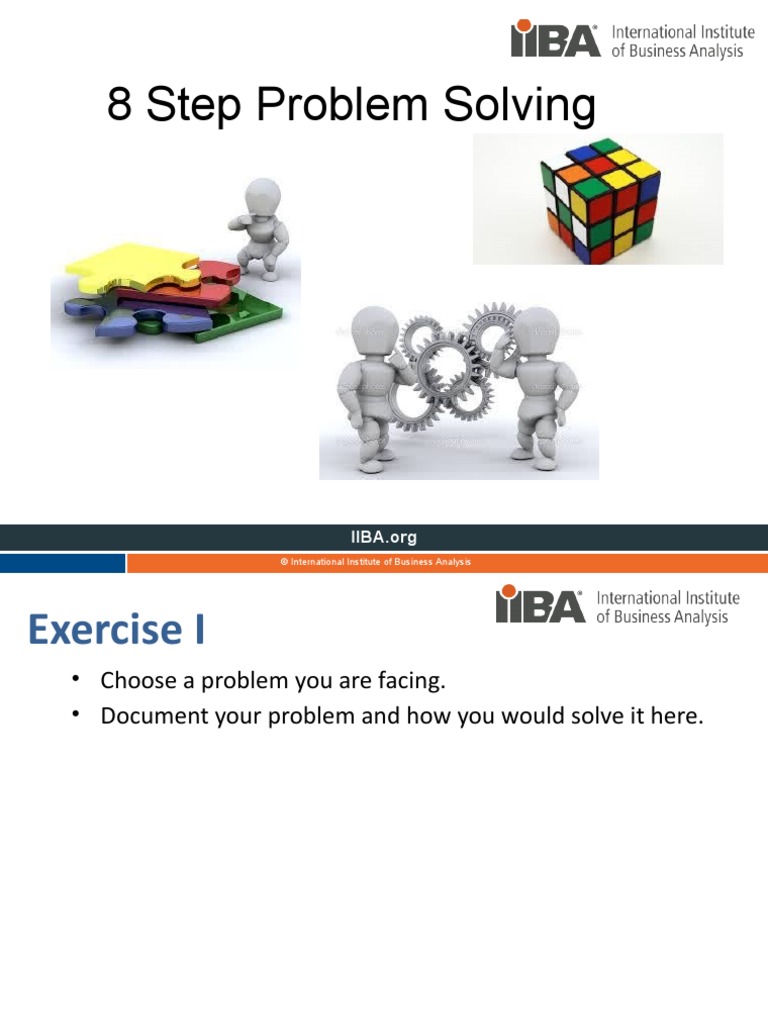 8 Step Problem Solving Training | PDF | Business Analysis | Goal