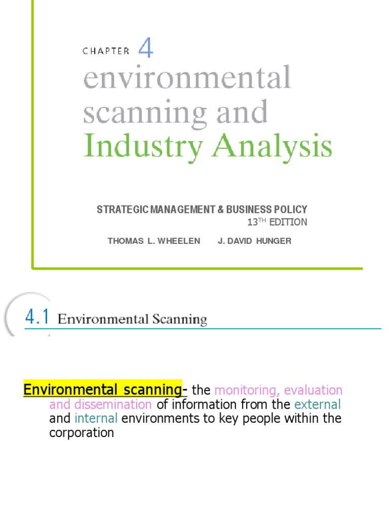 Strategic Management Chapter 4 | PDF | Competitive Advantage | Tariff