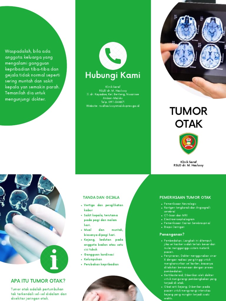 Leaflet Tumor Otak Rsud | PDF