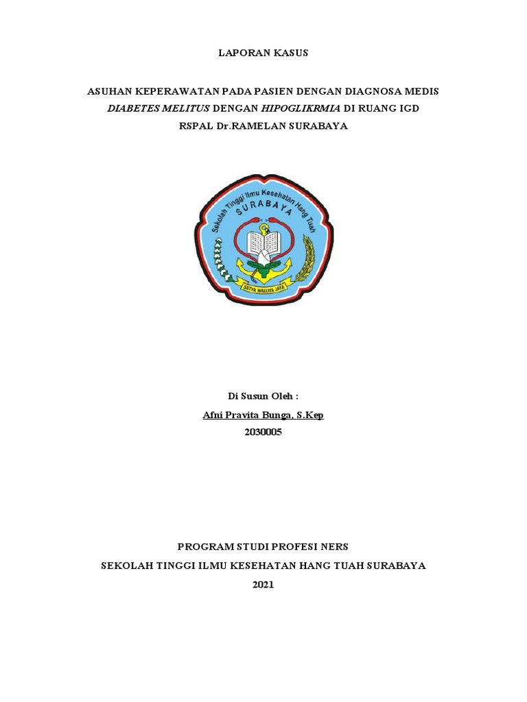 02-2030005-Afni Pravita Bunga, S.Kep-LK DM Hipoglikemia | PDF
