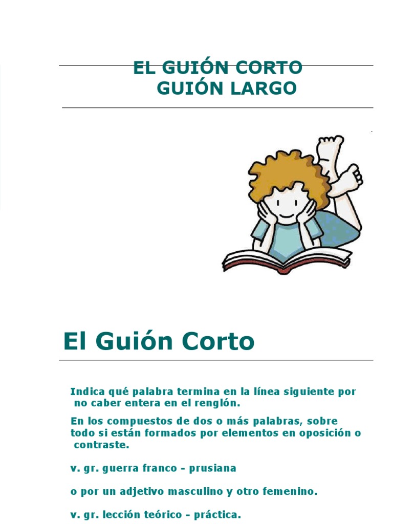 Guión Corto y Largo | PDF