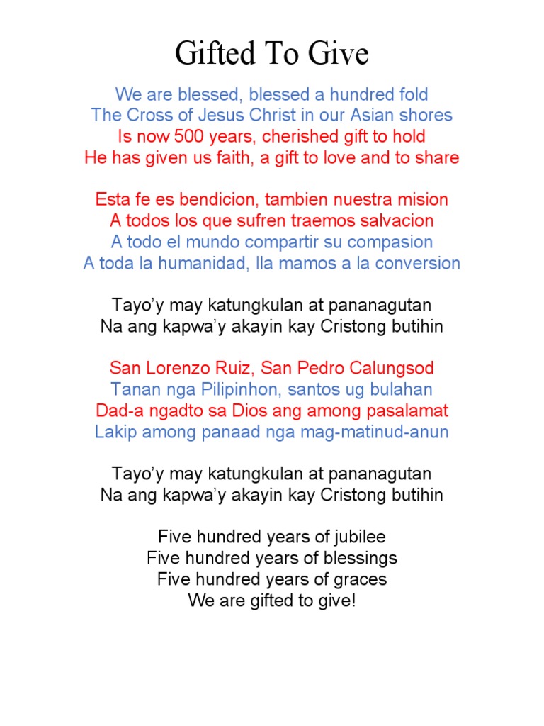 Gifted To Give | PDF