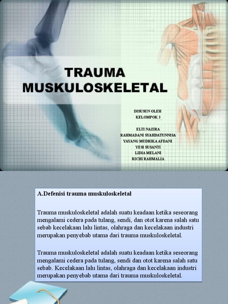 Trauma Muskuloskeletal (KGD) | PDF