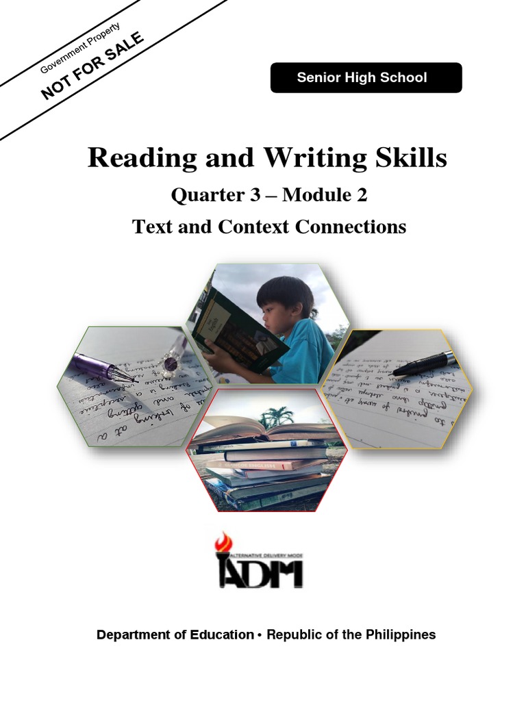 Reading and Writing Skills Learning Activity Sheet WK 5 7 | PDF ...
