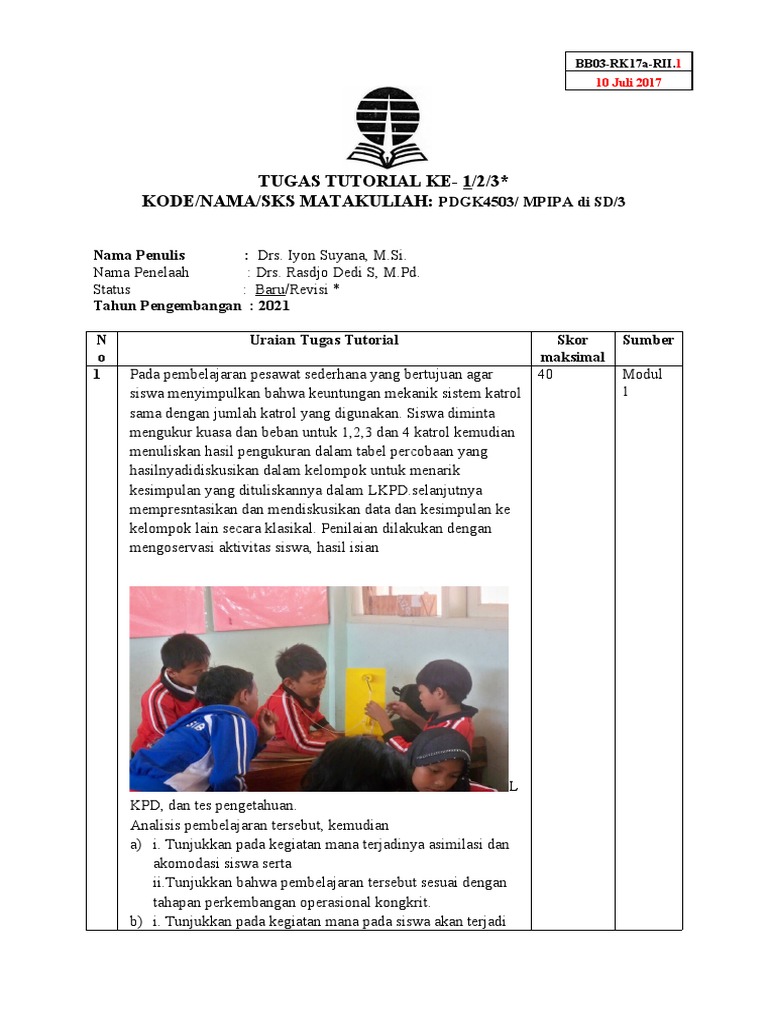 TT 2 - PDGK 4202 21-1-Is IPA Belum | PDF