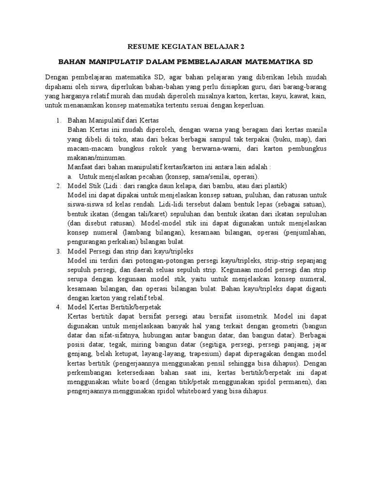 Modul 2 KB 2 Matematika | PDF