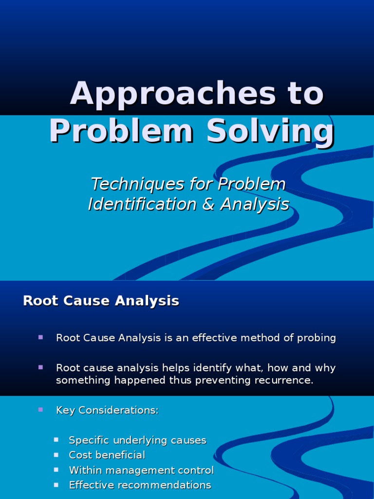 18 - Problem Solving Techniques | PDF | Cost–Benefit Analysis | Hypothesis