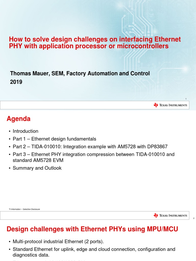 Solving Ethernet Phy Design Challenges | PDF | Computer Architecture | Computer Hardware