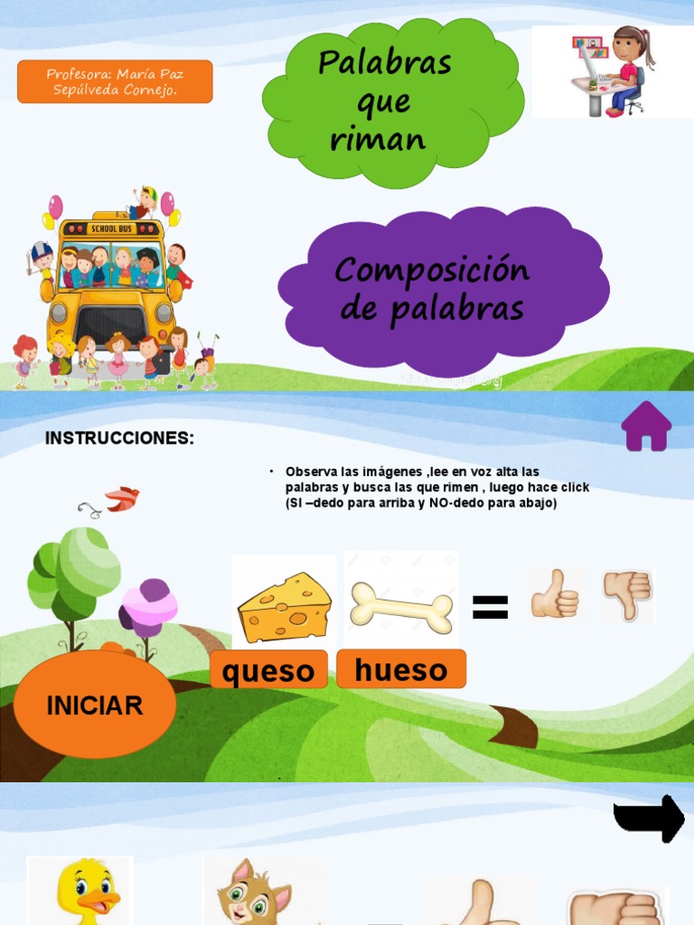 Rimas PPT Interactivo | PDF