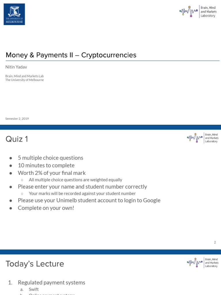 Nitin Yadav: Brain, Mind and Markets Lab The University of Melbourne ...