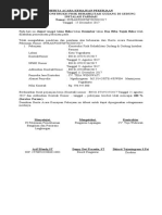 Contoh Format Berita Acara Penyelesaian Pekerjaan (Bapp) | PDF