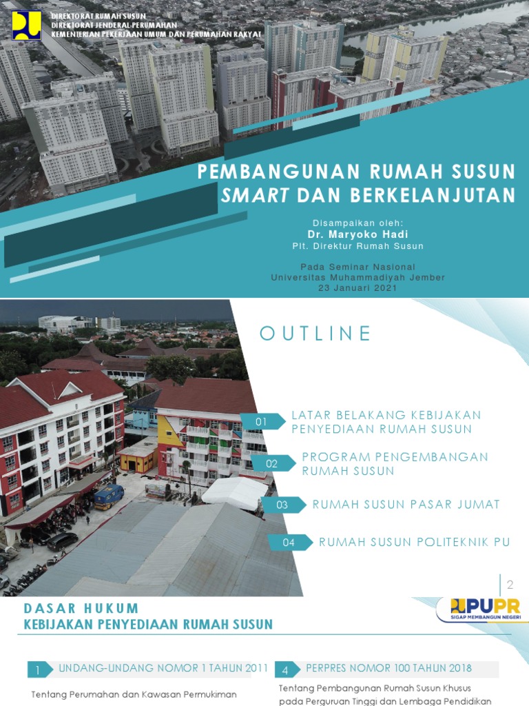 Program Rumah Susun Smart Dan Berkelanjutan REVISI | PDF