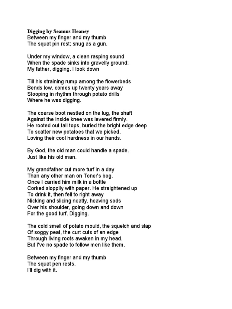 Seamus Heaney Poems | PDF | Frog | Nature