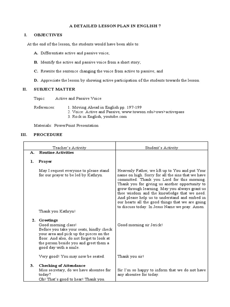 Active and Passive Voice | PDF | Verb | Grammar