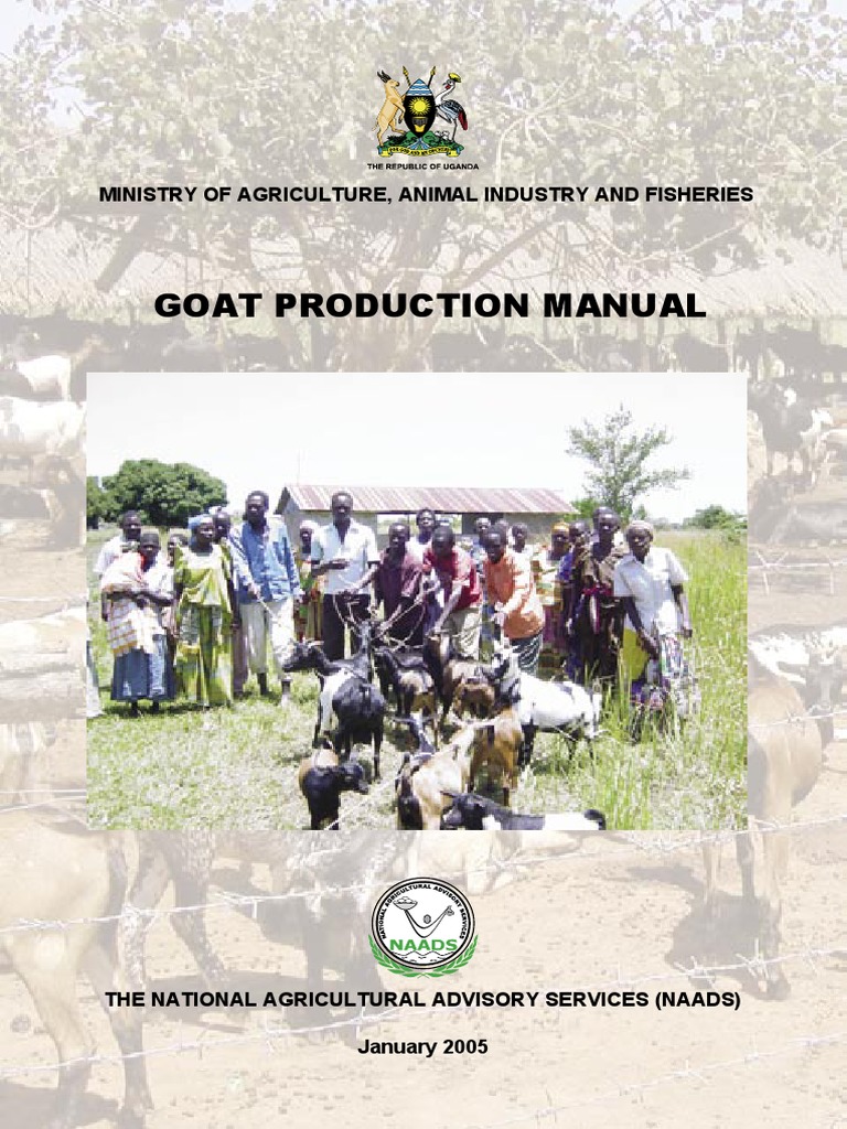 Goat Production Manual: Ministry of Agriculture, Animal Industry and ...