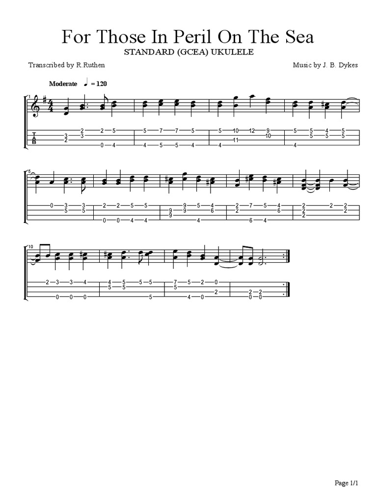 For Those in Peril On The Sea | PDF