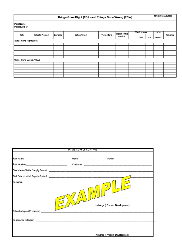MACE - Formats - 008 - TGR & TGW | PDF