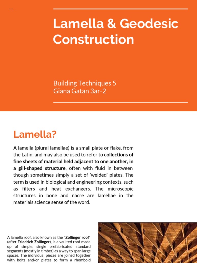 Lamella & Geodesic Dome Construction | PDF | Building Insulation ...