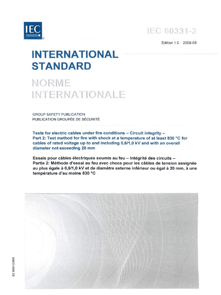 IEC 60331-2 Pulita | PDF